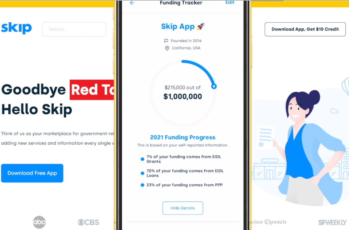 Sneak Peek at Skip's Funding Tracker