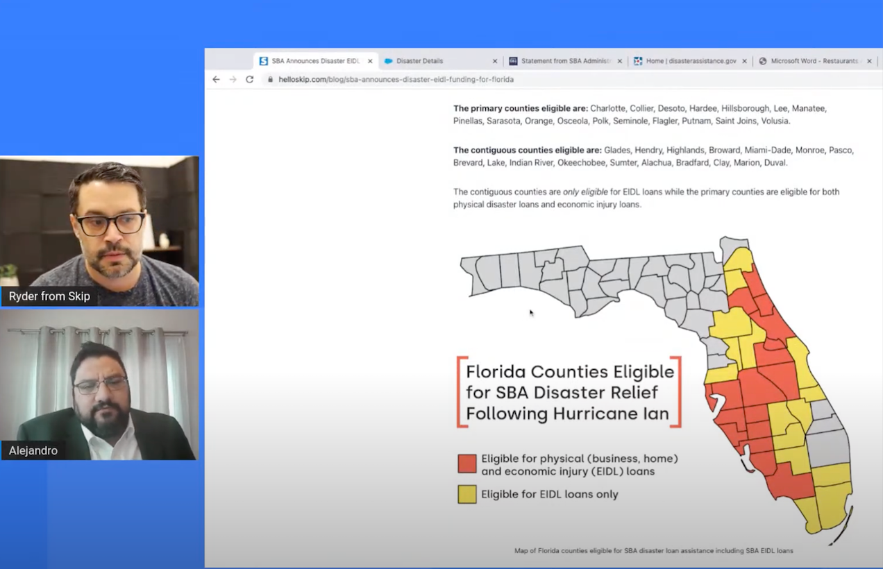 Skip CEO Interview an SBA Director on New Disaster Funding and COVID ...