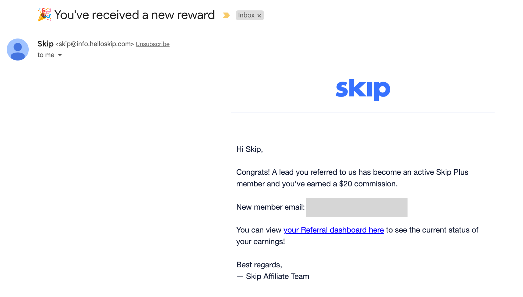 Become a Skip Affiliate