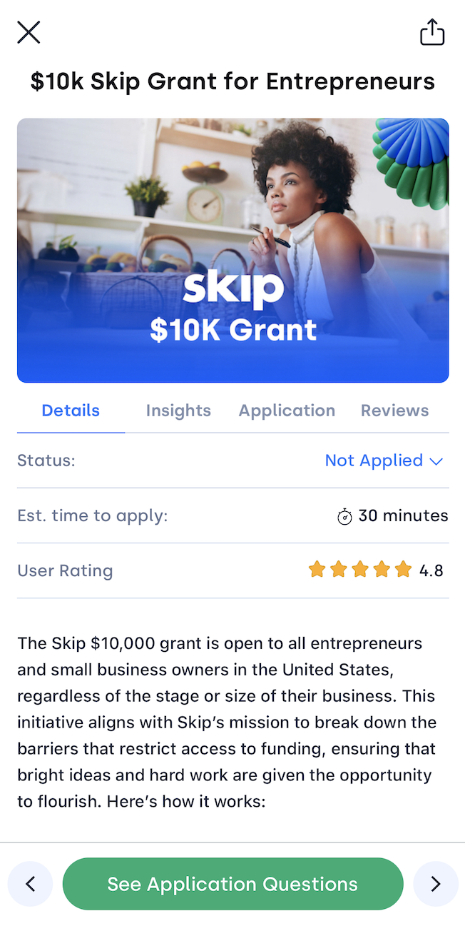How To Submit Your Skip $10k Grant Application