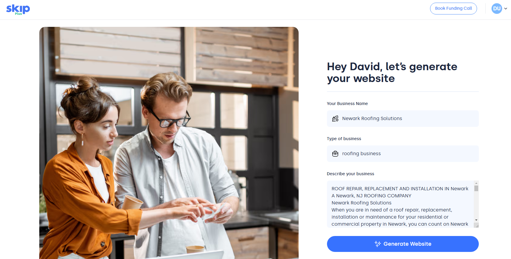 Creating and Editing Your Website With Skip